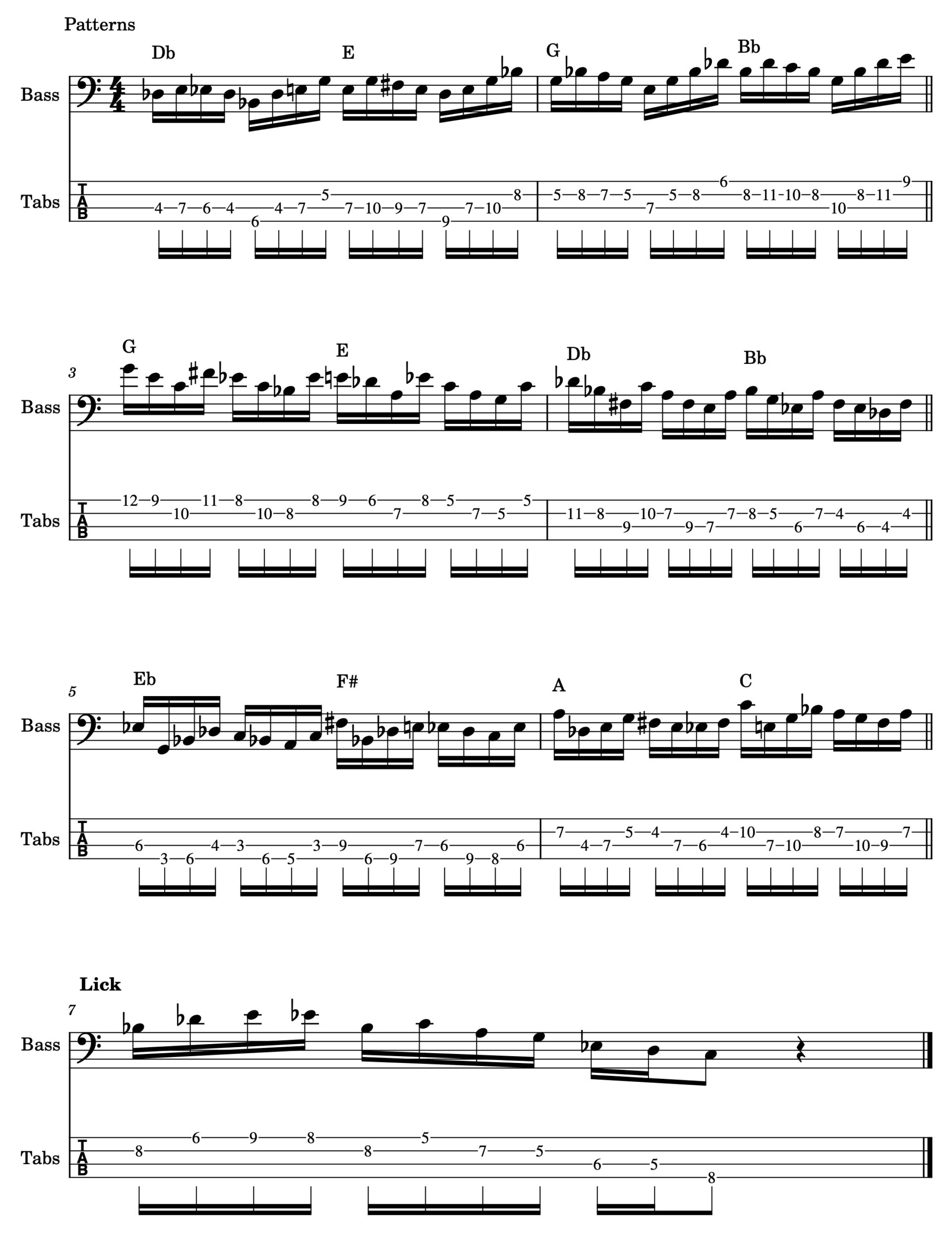 Pushing Your Bass Skills: The Power of Patterns - Bass Advice