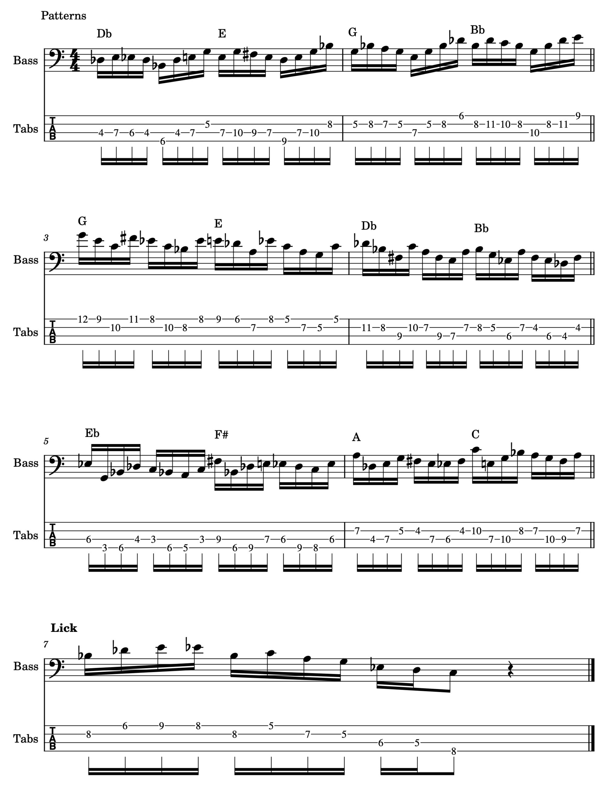 Pushing Your Bass Skills: The Power of Patterns - Bass Advice