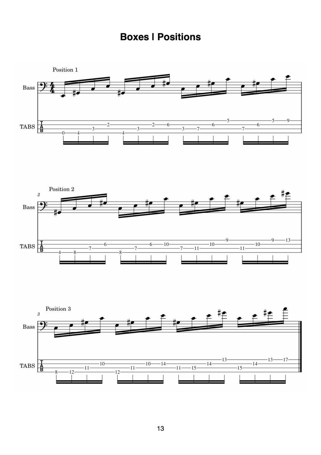 Augmented Triads - Bass Advice