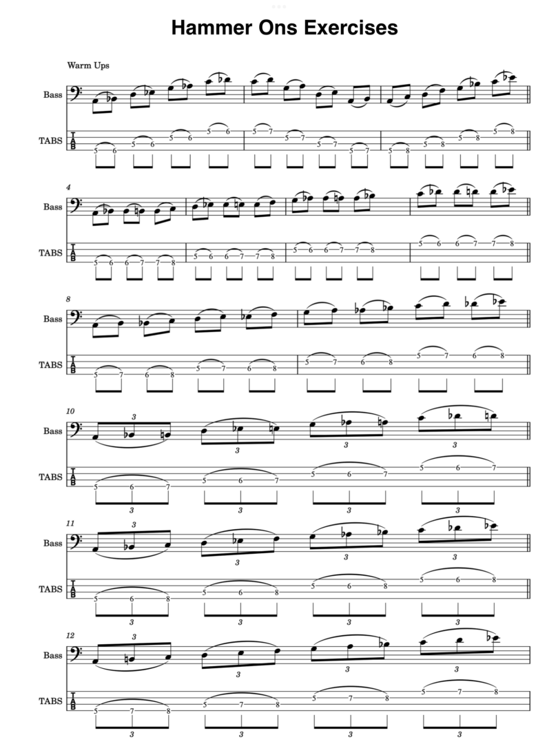 Hammer Ons & Pull Offs | Essential Techniques for Bass Players - Bass Advice